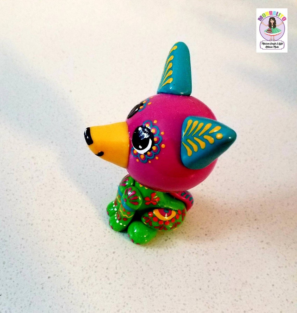 Dog Miniature Alebrije Handmade Miniatures Clay Alebrijes - Etsy