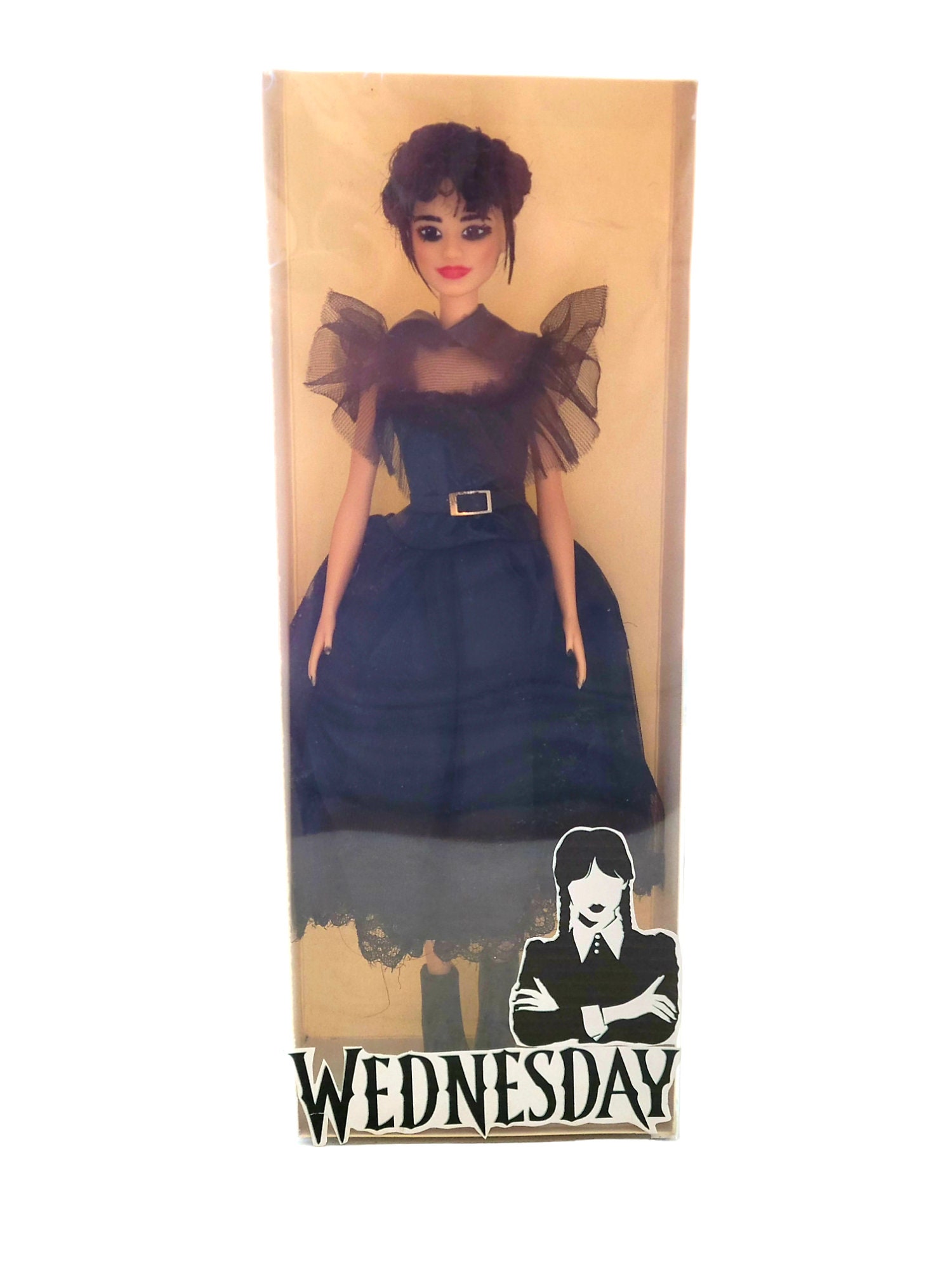 Wednesday OOAK Custom Doll, Custom Barbie Doll, Collectible Doll ...