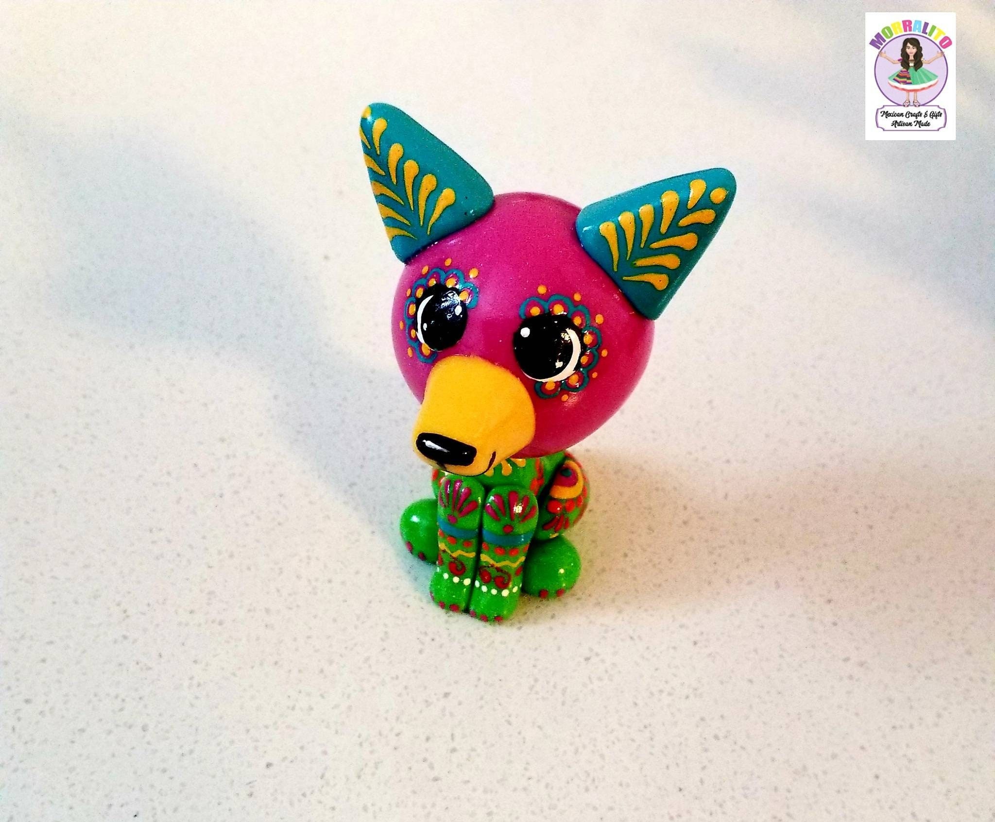 Dog Miniature, Alebrije, Handmade Miniatures, Clay Alebrijes, Mythical ...