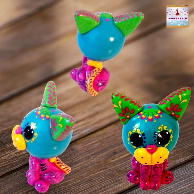 Cat Miniature, Clay Miniatures, Alebrijes, Handmade Miniatures ...