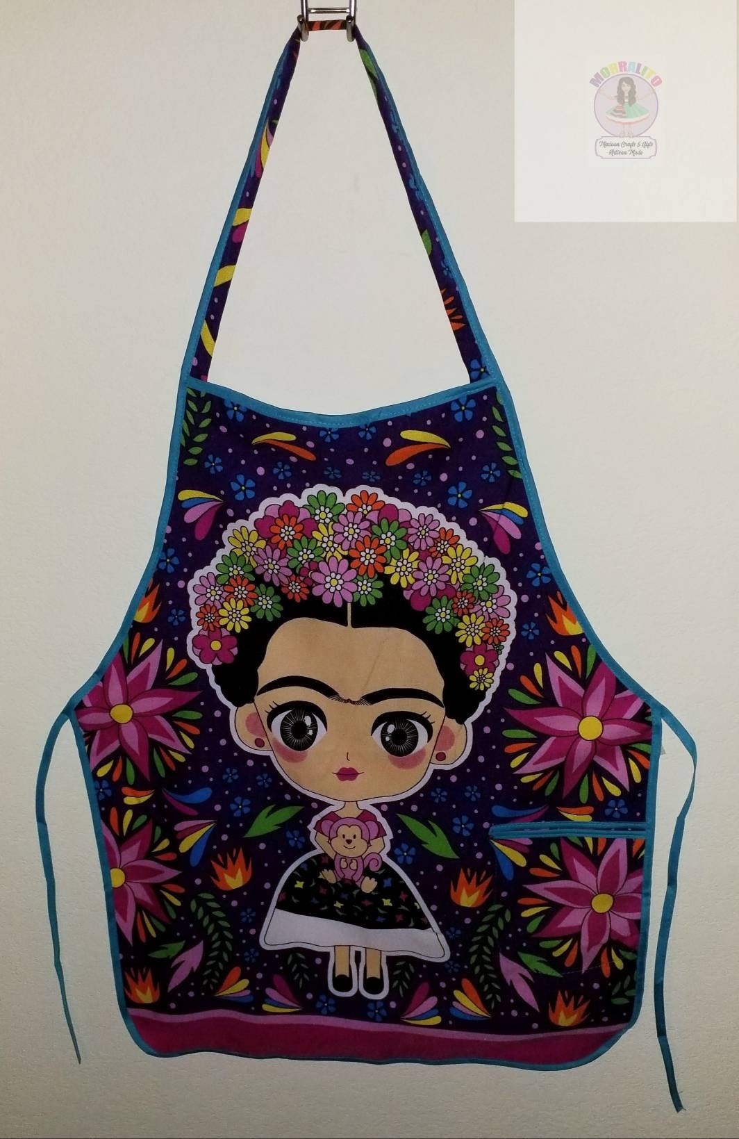 Frida Kahlo Graphic Apron, Frida Kahlo Apron, Mexican Aprons, Graphic ...