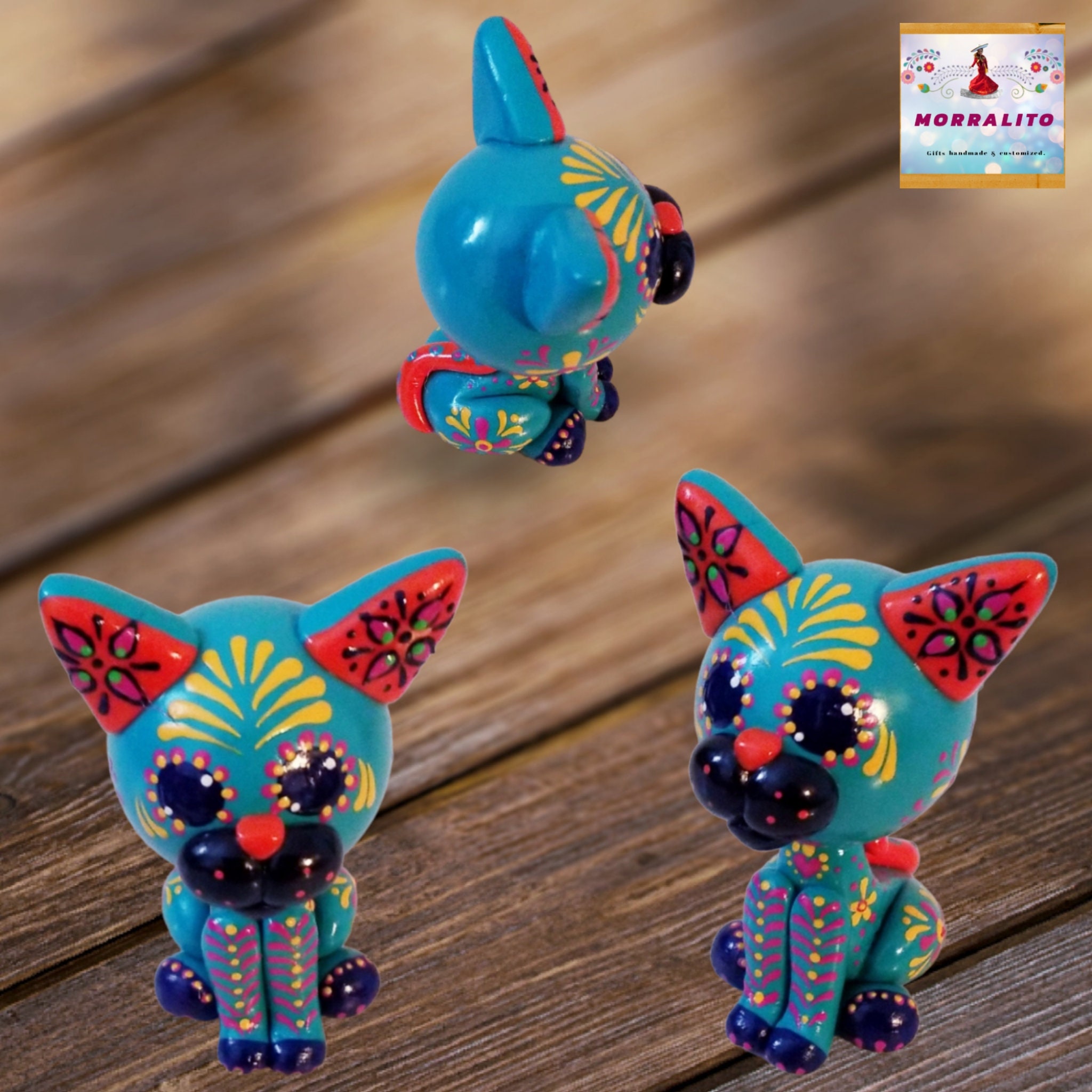 Cat Miniature, Clay Miniatures, Alebrijes, Handmade Miniatures ...