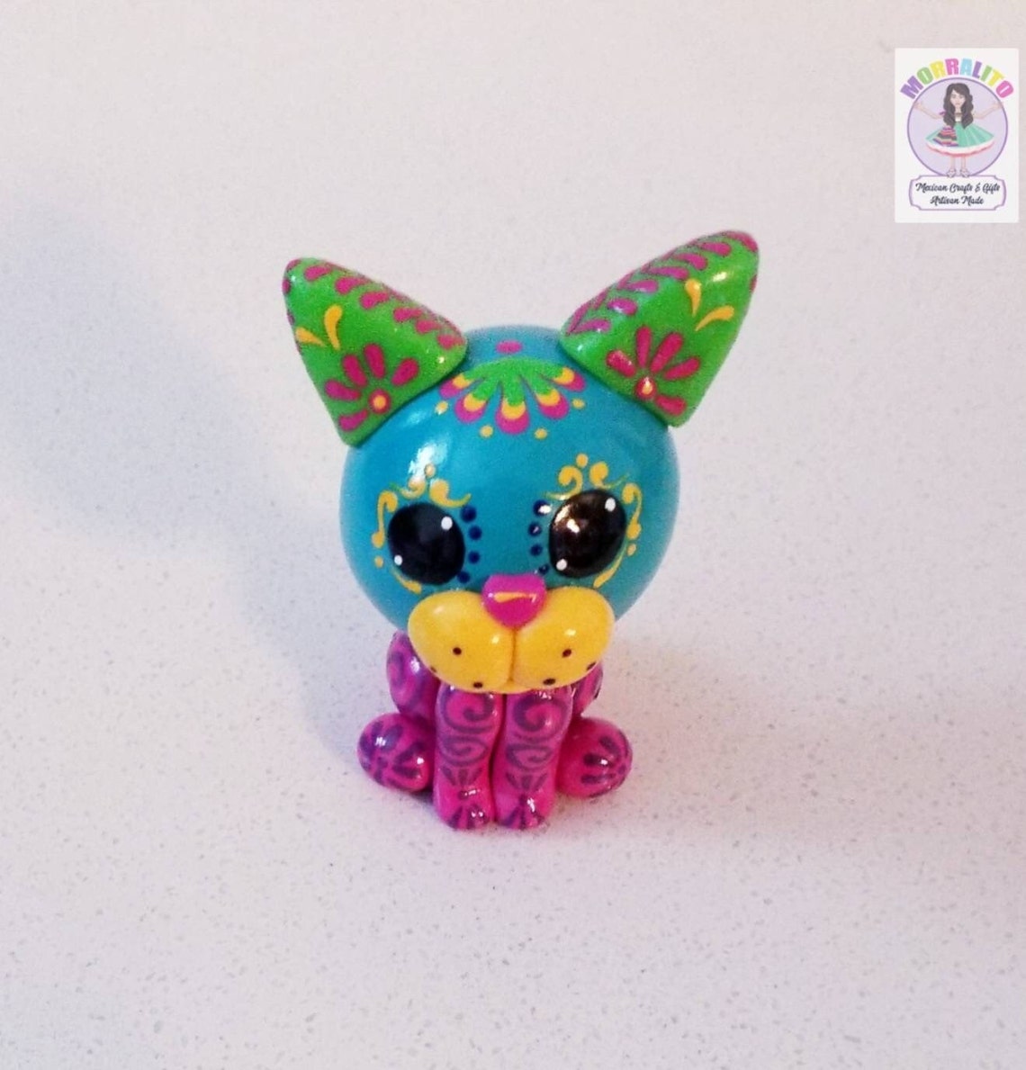 Cat Miniature Clay Miniatures Alebrijes Handmade - Etsy