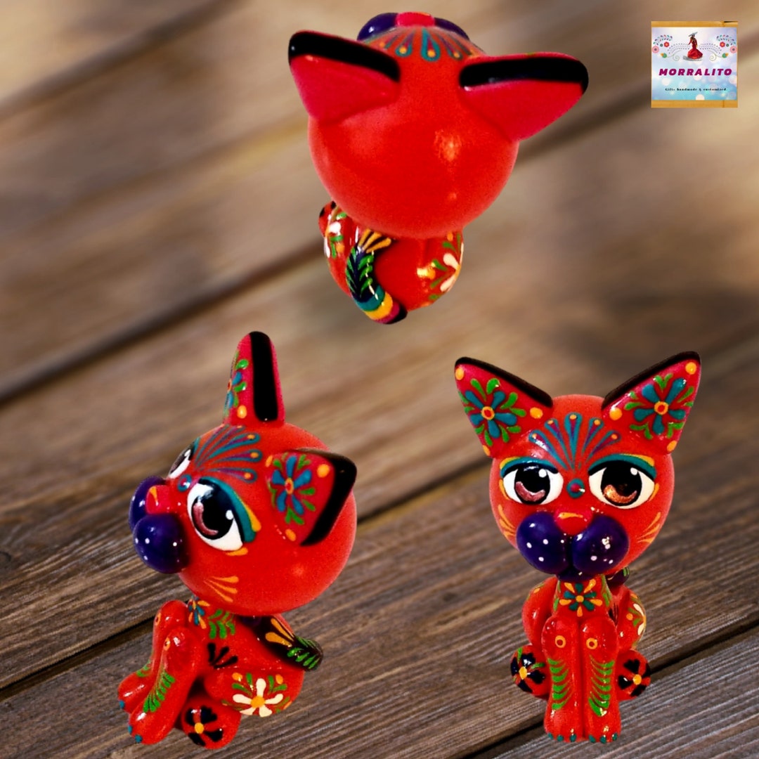 Cat Miniature, Clay Miniatures, Alebrijes, Handmade Miniatures ...