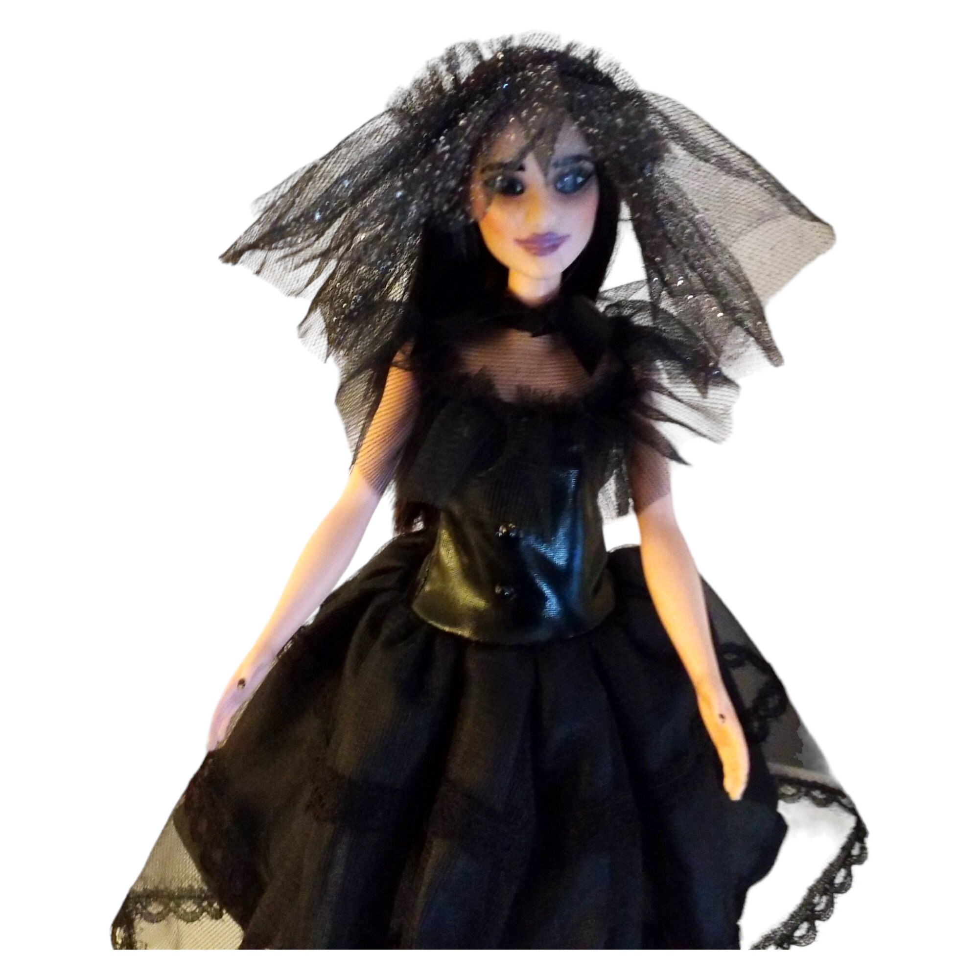 Wednesday OOAK Custom Doll, Custom Barbie Doll, Collectible Doll ...