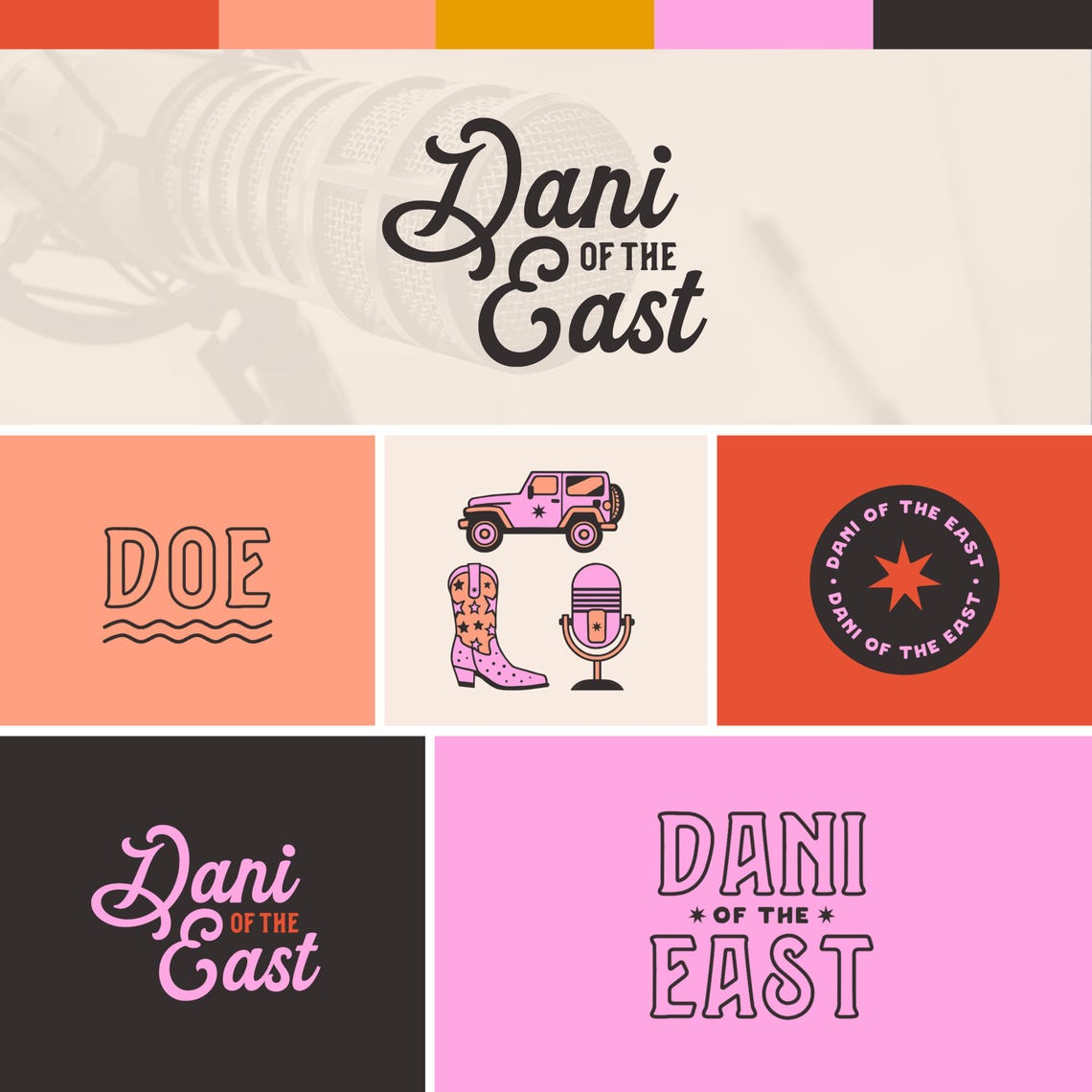 Custom Coastal Western Logo Kit • Custom Hand Drawn Full Branding ...