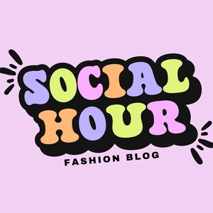 Editable Fun Colorful Logo Template Canva DIY Modern Funky Bright Logo ...