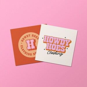 Editable Western Cowgirl Canva Logo Template DIY Retro Logo Fun ...