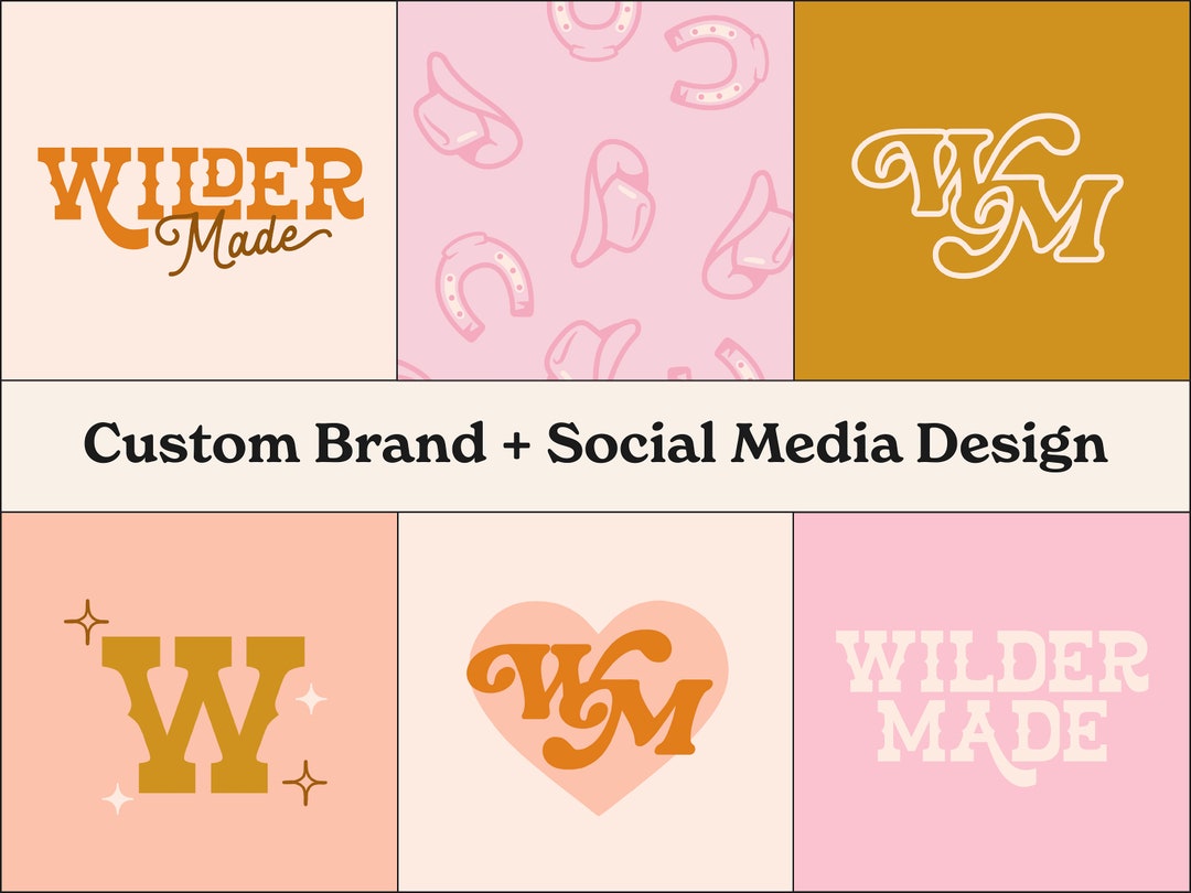 Custom Western Branding Package Custom Logo Kit Illustration Logo ...