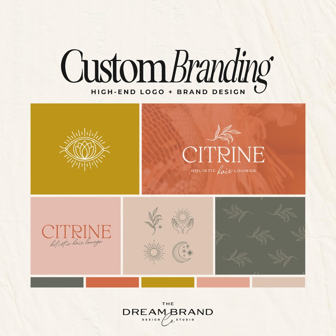 Custom Branding Package | Bold Luxury High-end Logo Design | Vibrant ...