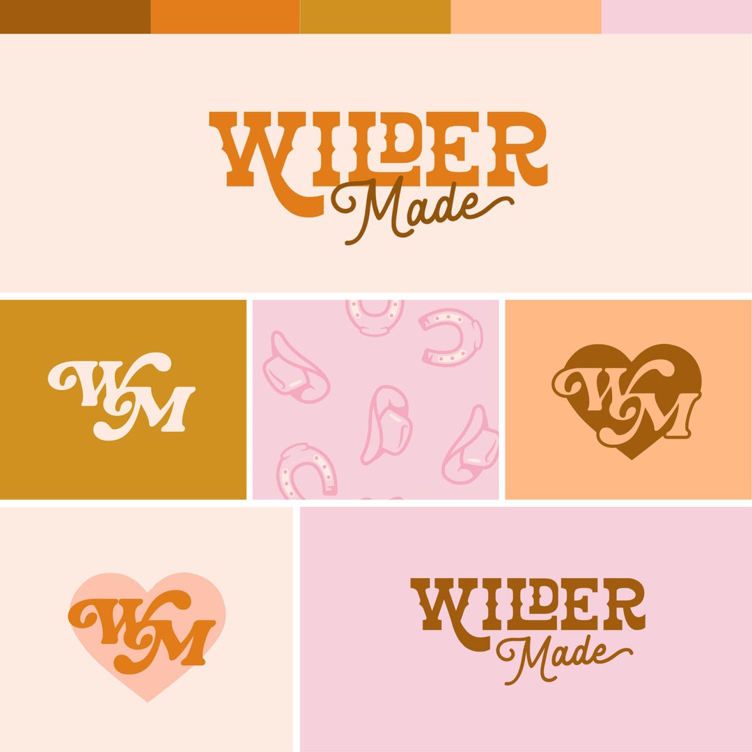 Custom Western Branding Package Custom Logo Kit Illustration Logo ...