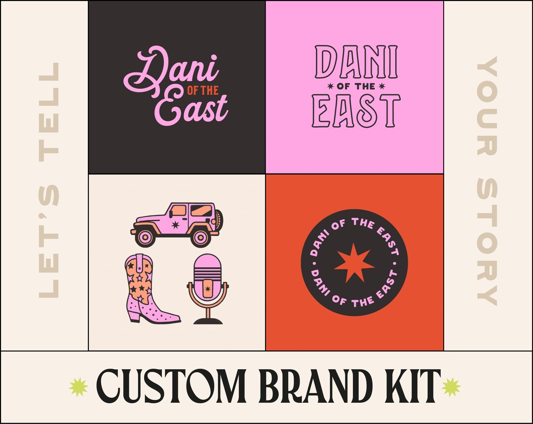 Custom Western Branding Package Custom Logo Kit Illustration Logo ...