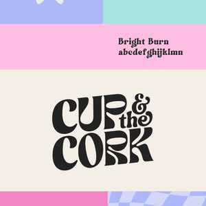 Custom Bold Colorful Branding Custom Logo Design Canva Bright Fun Brand ...