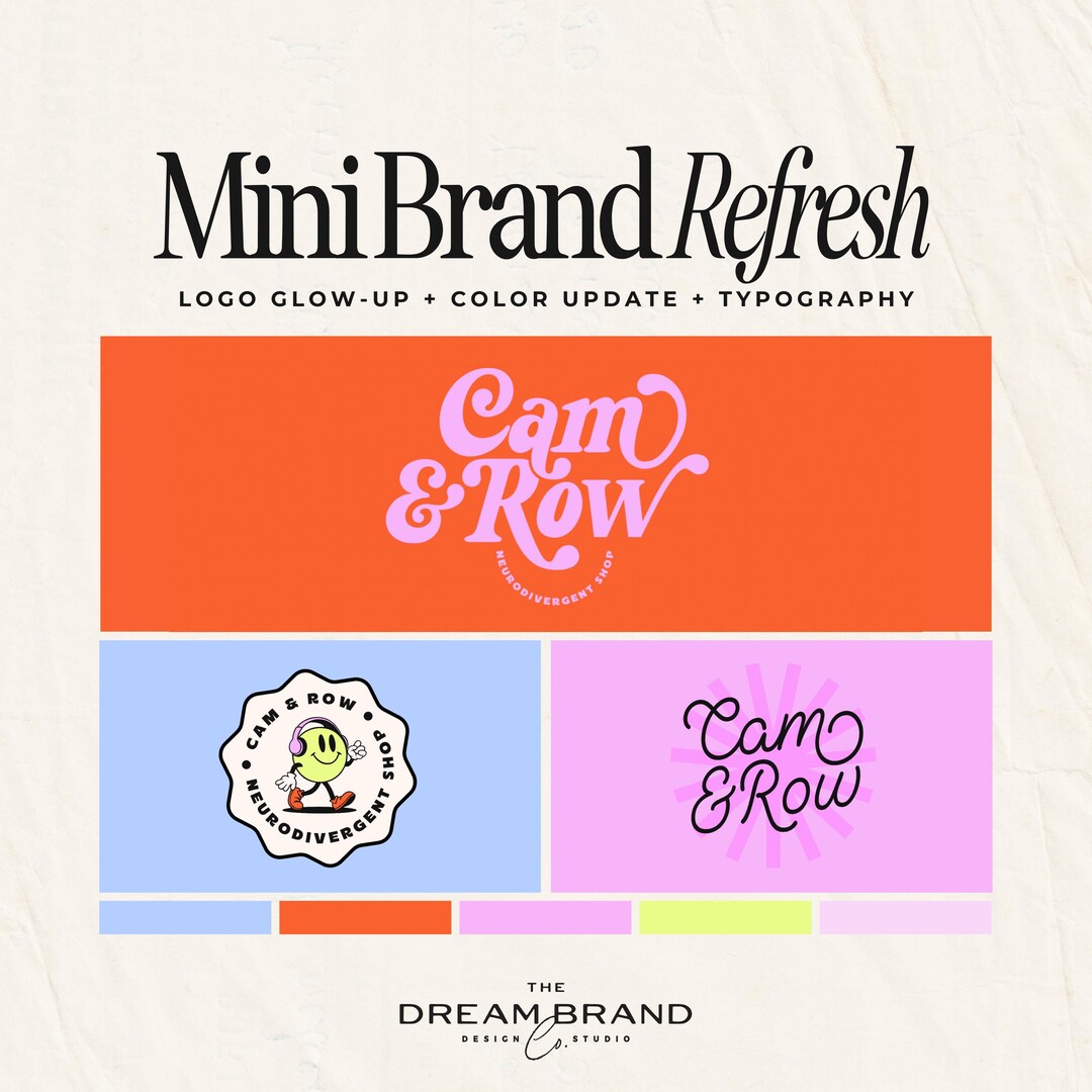 Mini Brand Refresh – Logo Suite Update, Color Palette Upgrade, Font ...