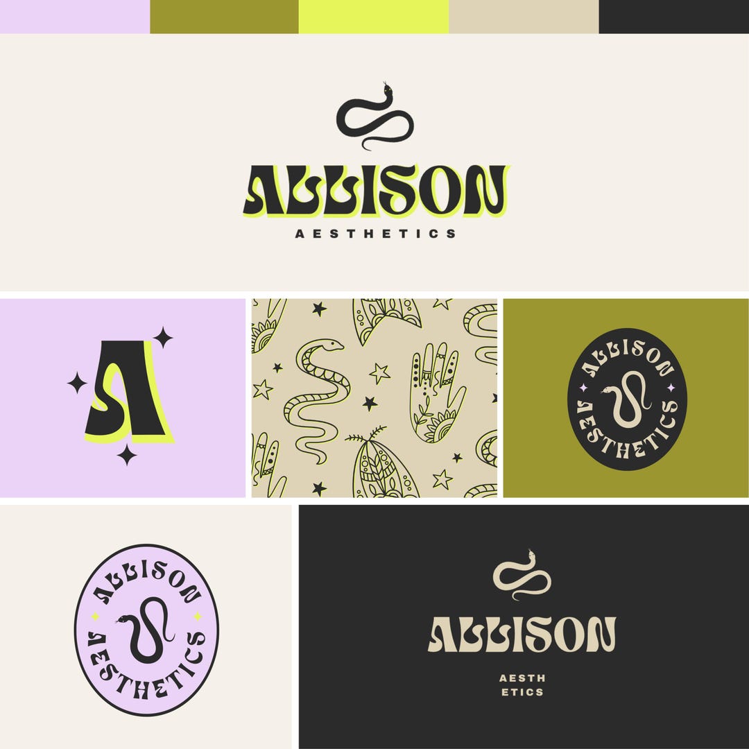 Custom Bold Edgy Brand Design • Custom Canva Logo Design + Social Media ...