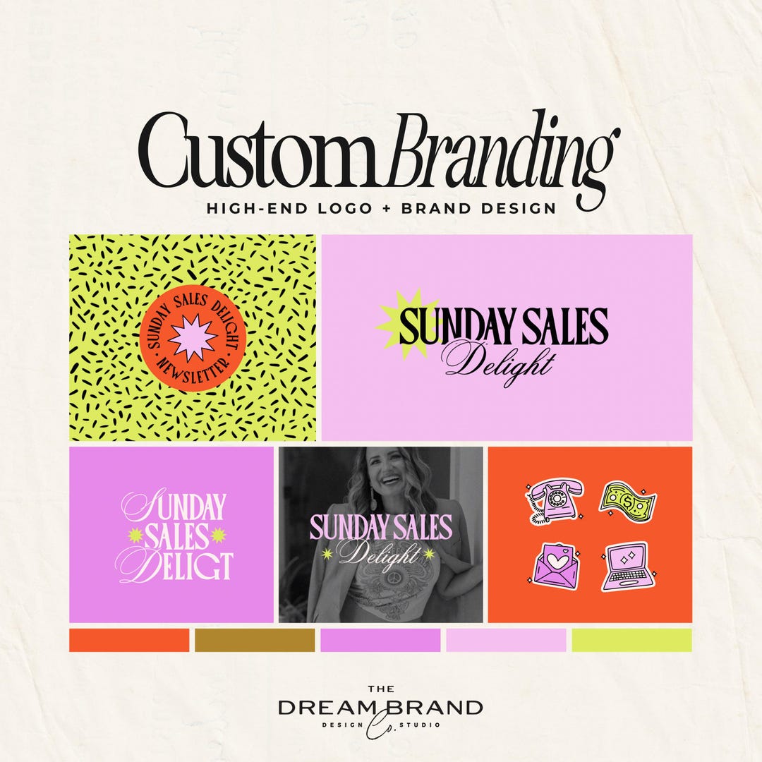 Custom Branding Package | Bold Luxury High-end Logo Design | Vibrant ...