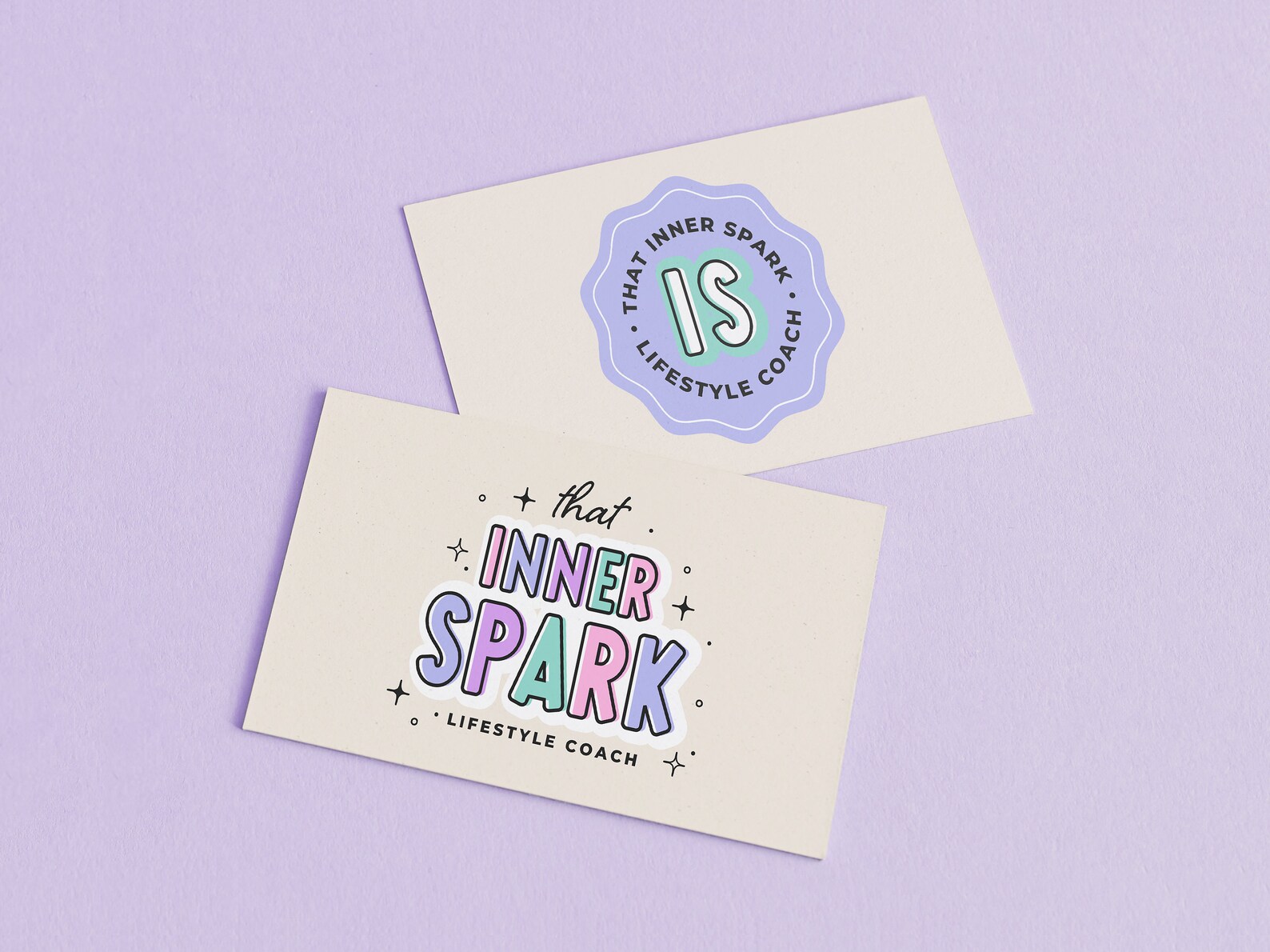 Editable Pastel Colorful Logo Canva Template DIY Fun Retro - Etsy