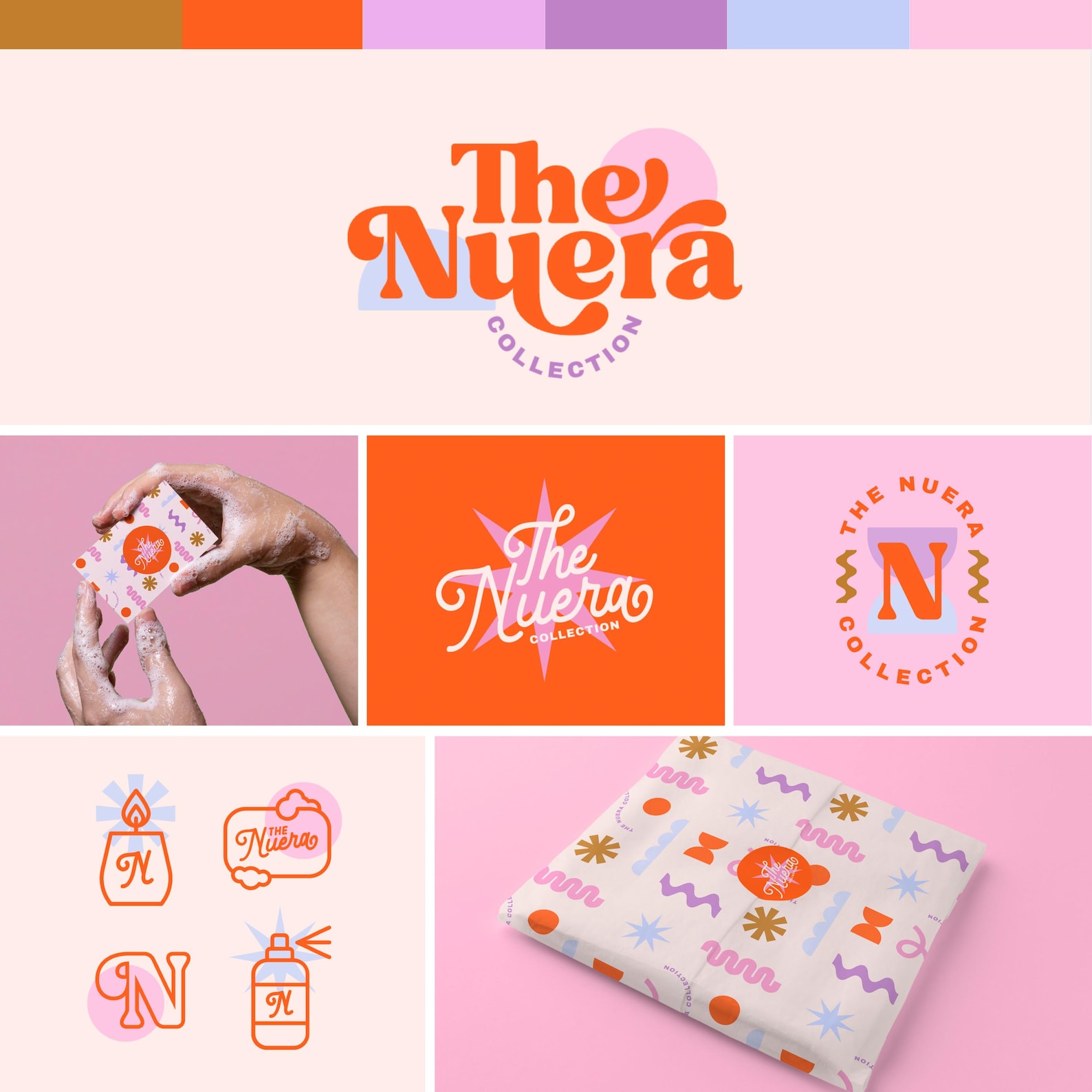 Custom Retro Boutique Branding Package • Bold Hand Drawn Custom Logo ...