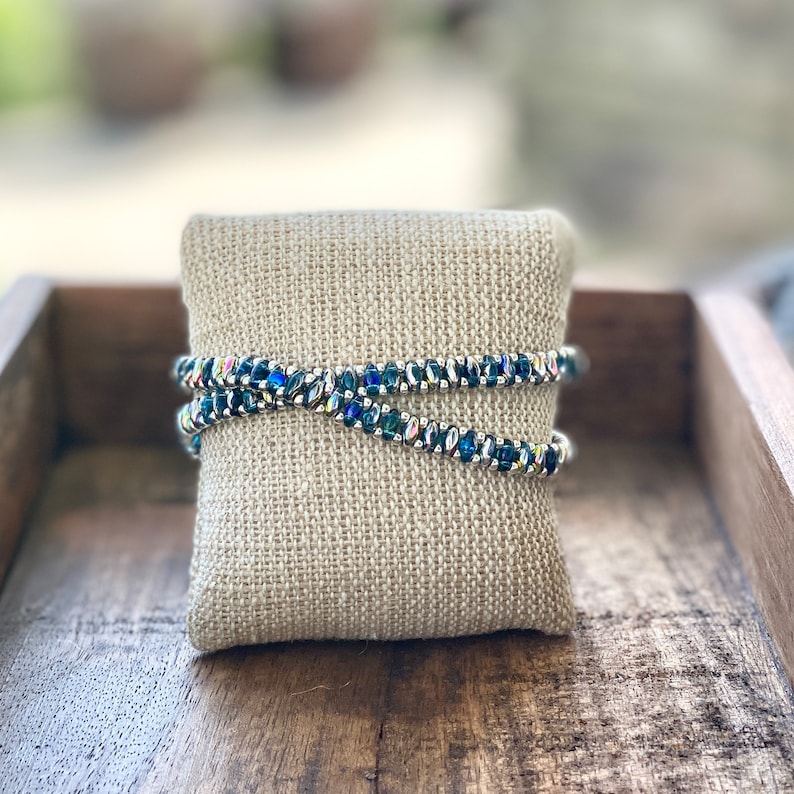 Handmade Bracelet, Wrap Bracelet, Stack Bracelet, Boho Beaded Bracelet ...