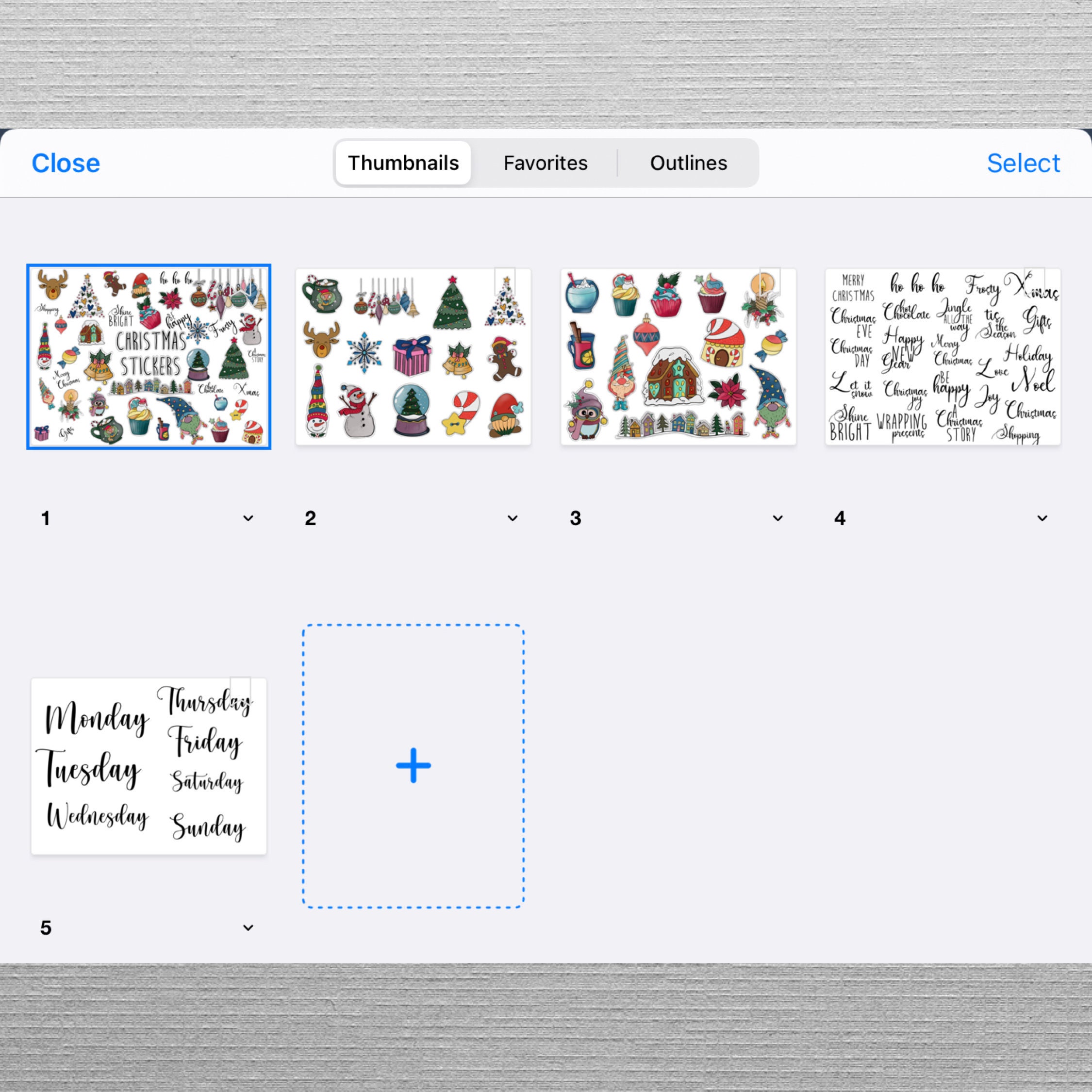 CHRISTMAS STICKERS Set for Digital Planner Clip Art - Etsy