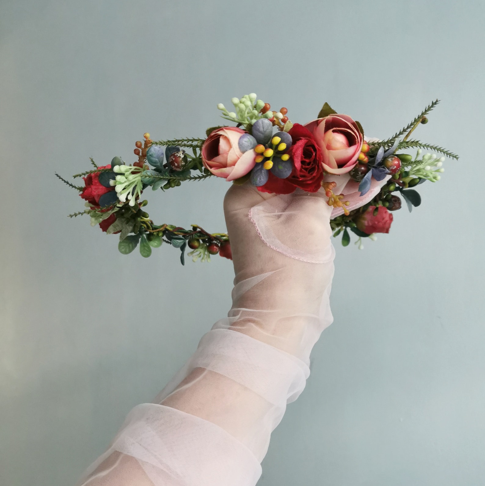 Forest Fairy Autumnal Crown Fall Wedding Circlet Crown Woodland Bridal ...