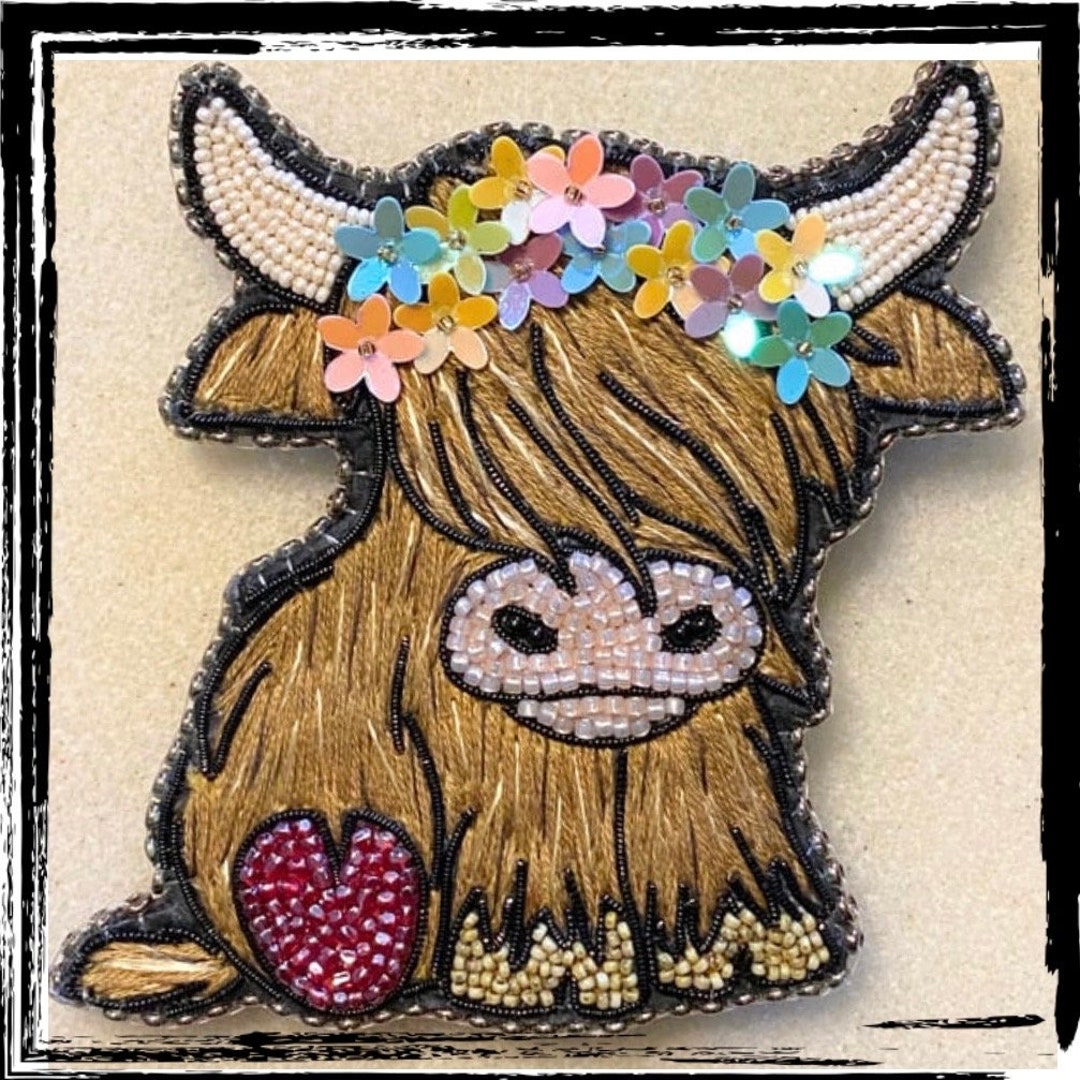 Highland Cow Pin Tutorial - Etsy