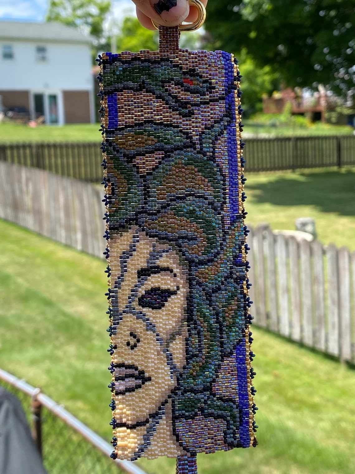 Medusa Bracelet/tapestry Peyote Pattern Peyote Beaded Pattern Peyote ...