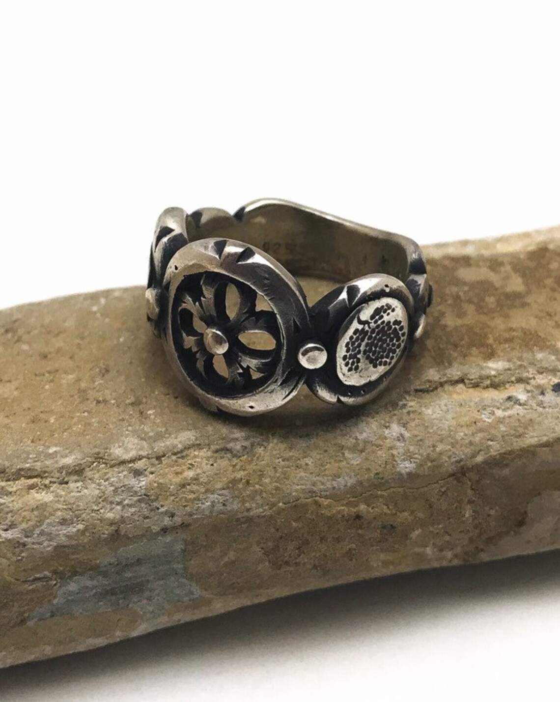 Zinger Wheel Ring-silver Handmade Mens Ring womens Jewelry - Etsy