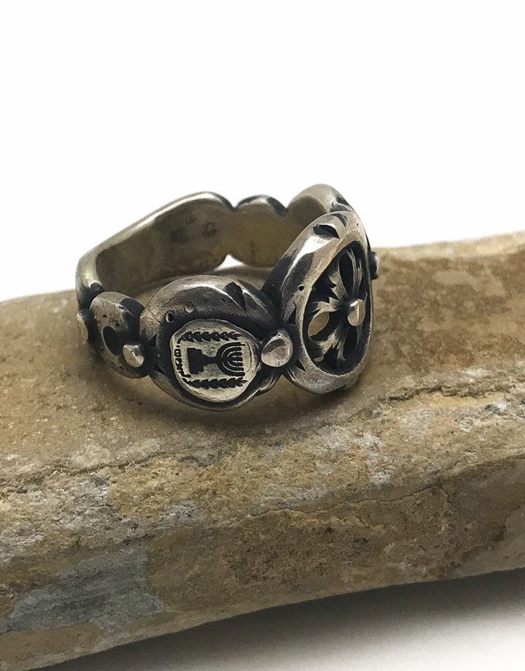 Zinger Wheel Ring-silver Handmade Mens Ring womens Jewelry ring Design ...