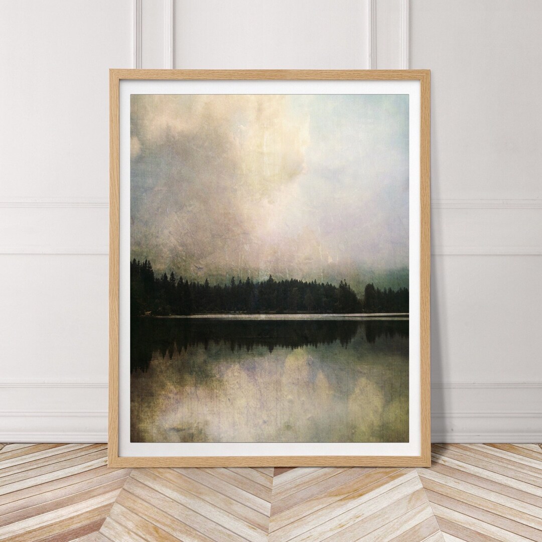Lake Printable Shoreline Print Nature Print Lanscape Photography Nature ...