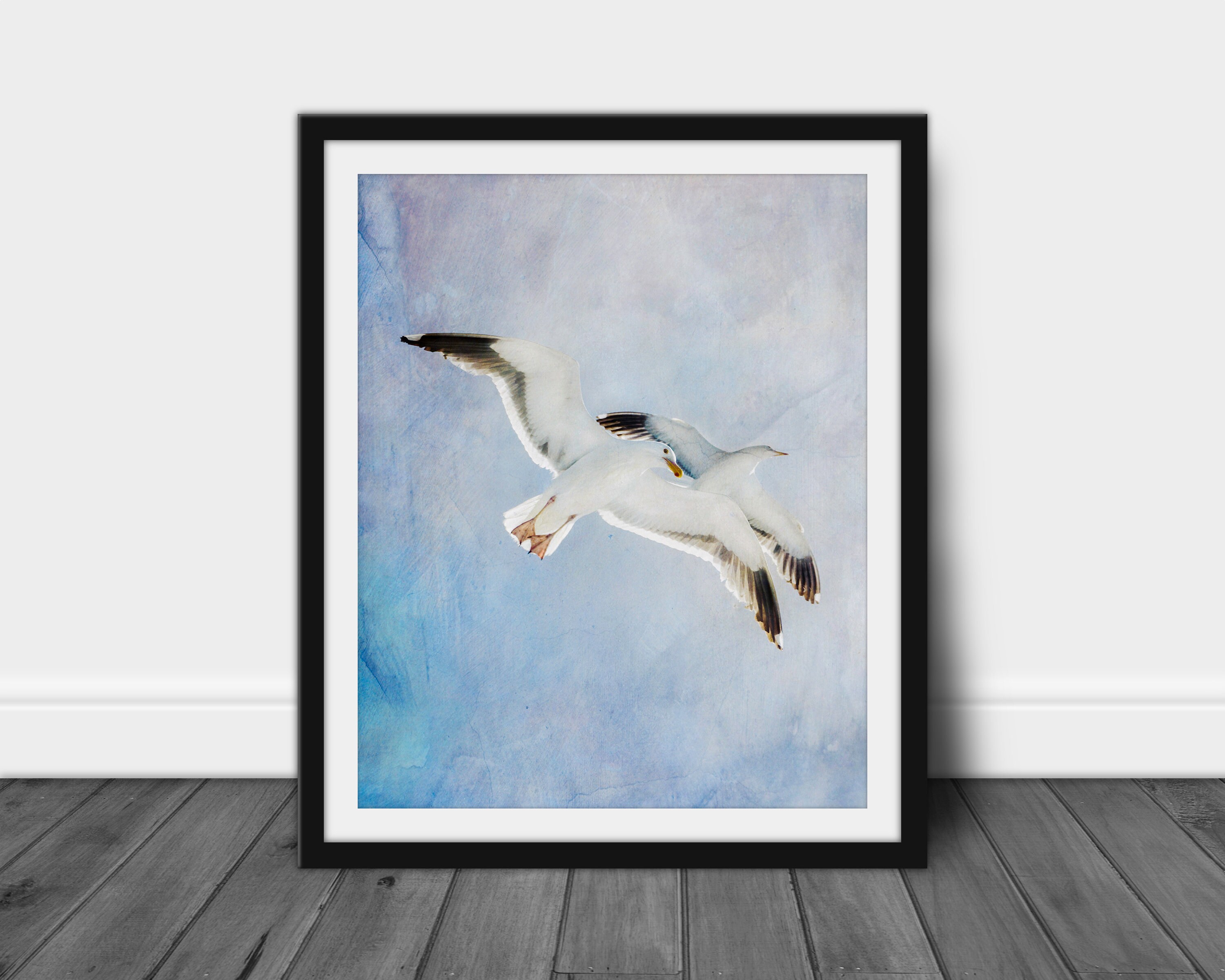 Printable Seagull Wall Decor Ocean Wall Art Coastal Wall Art Ocean ...