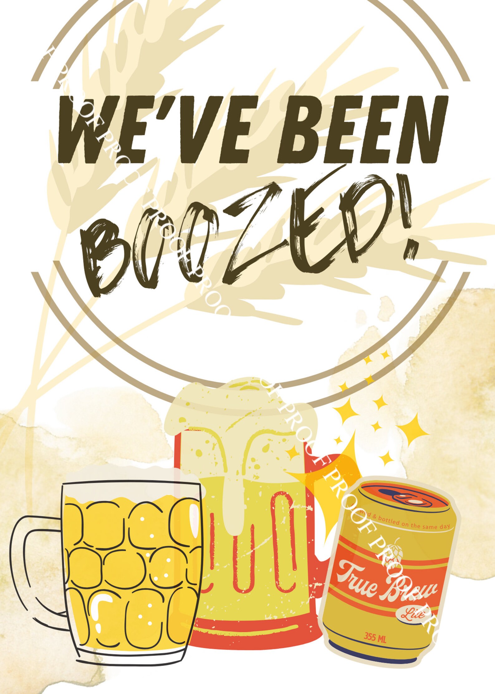 You've Been Boozed We've Been Boozed Sign Drinking - Etsy