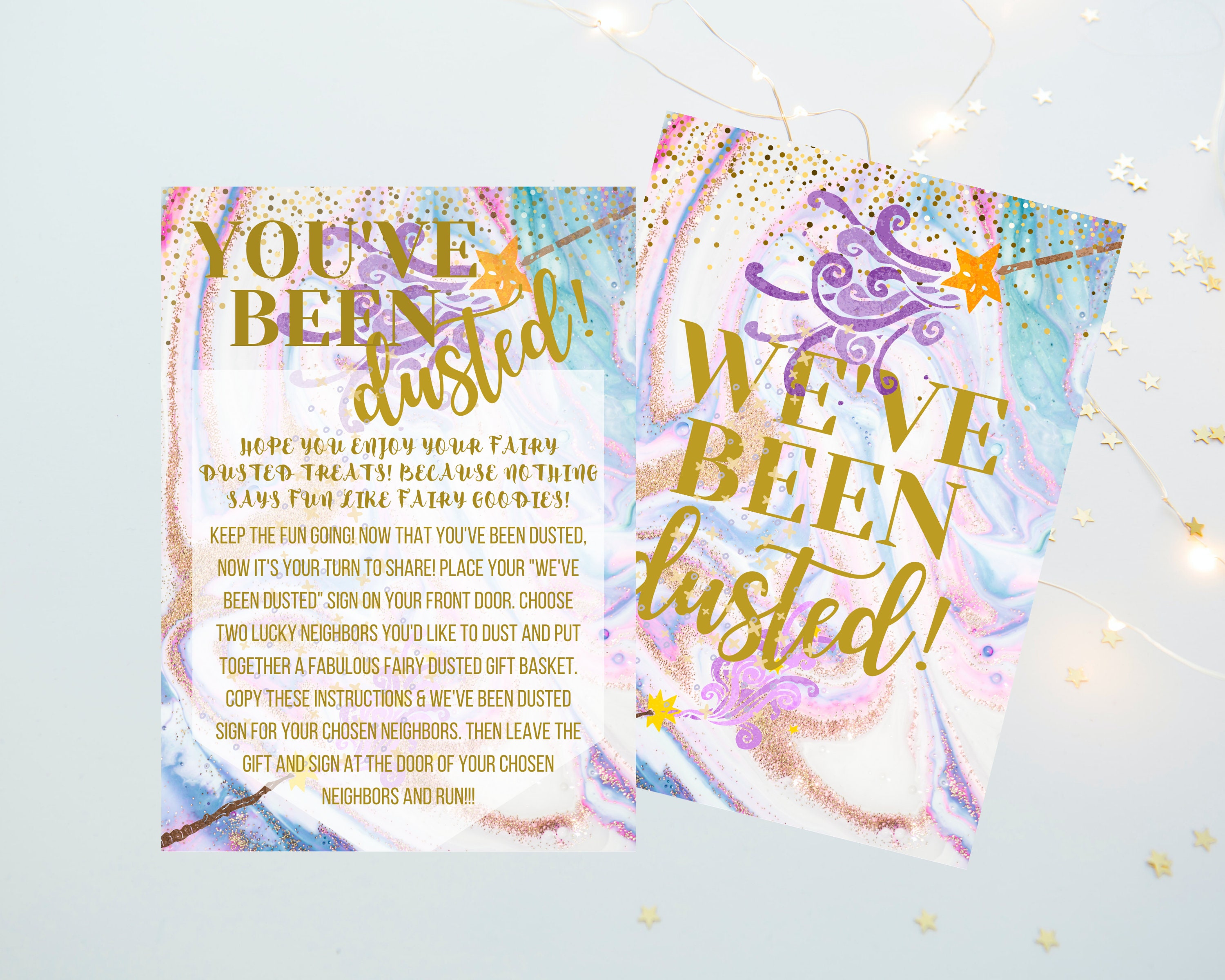 You've Been Dusted We've Been Dusted Fun Game - Etsy Israel