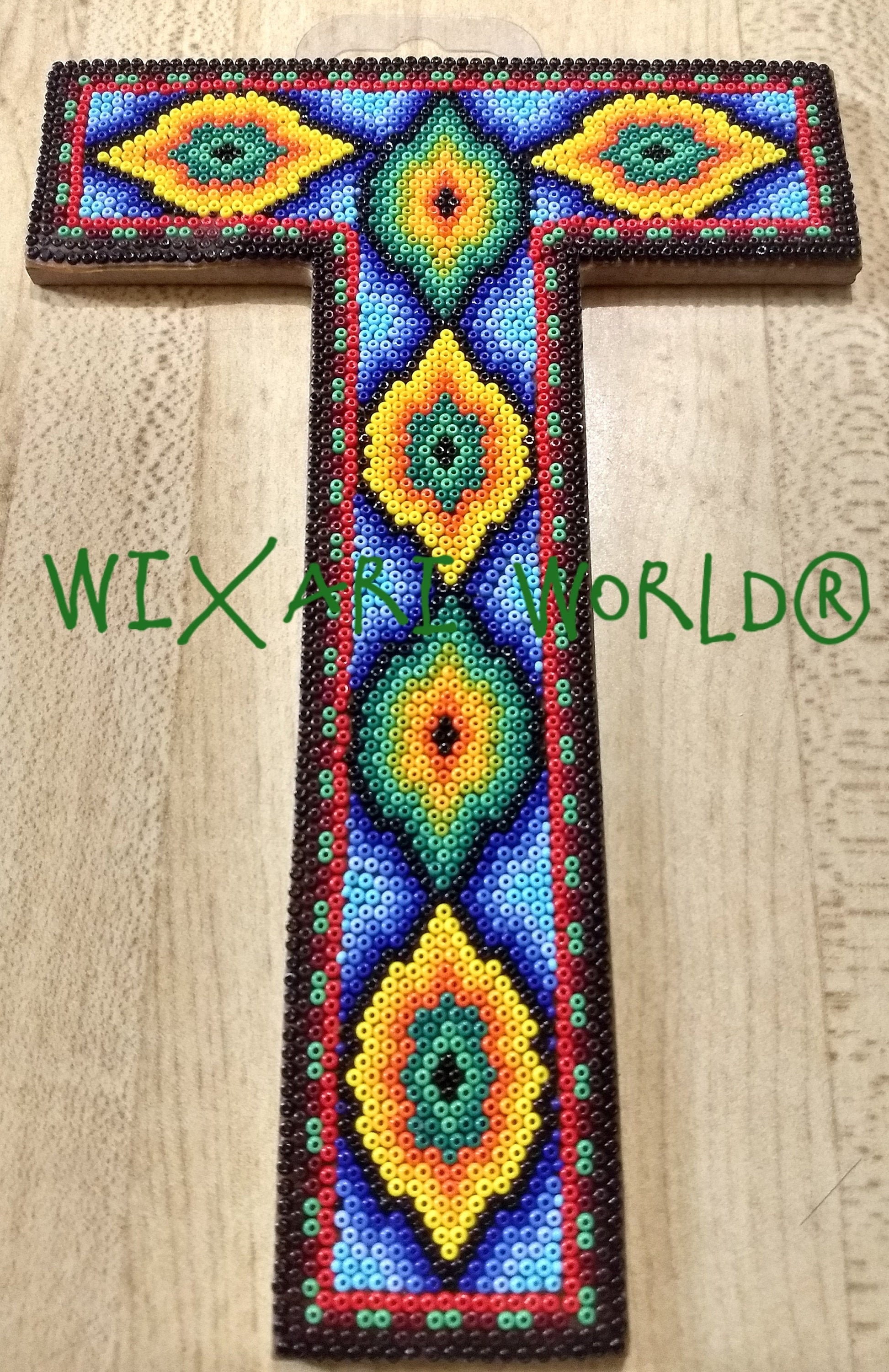 Mexican Art LARGE HUICHOLAS LETTERS - Etsy