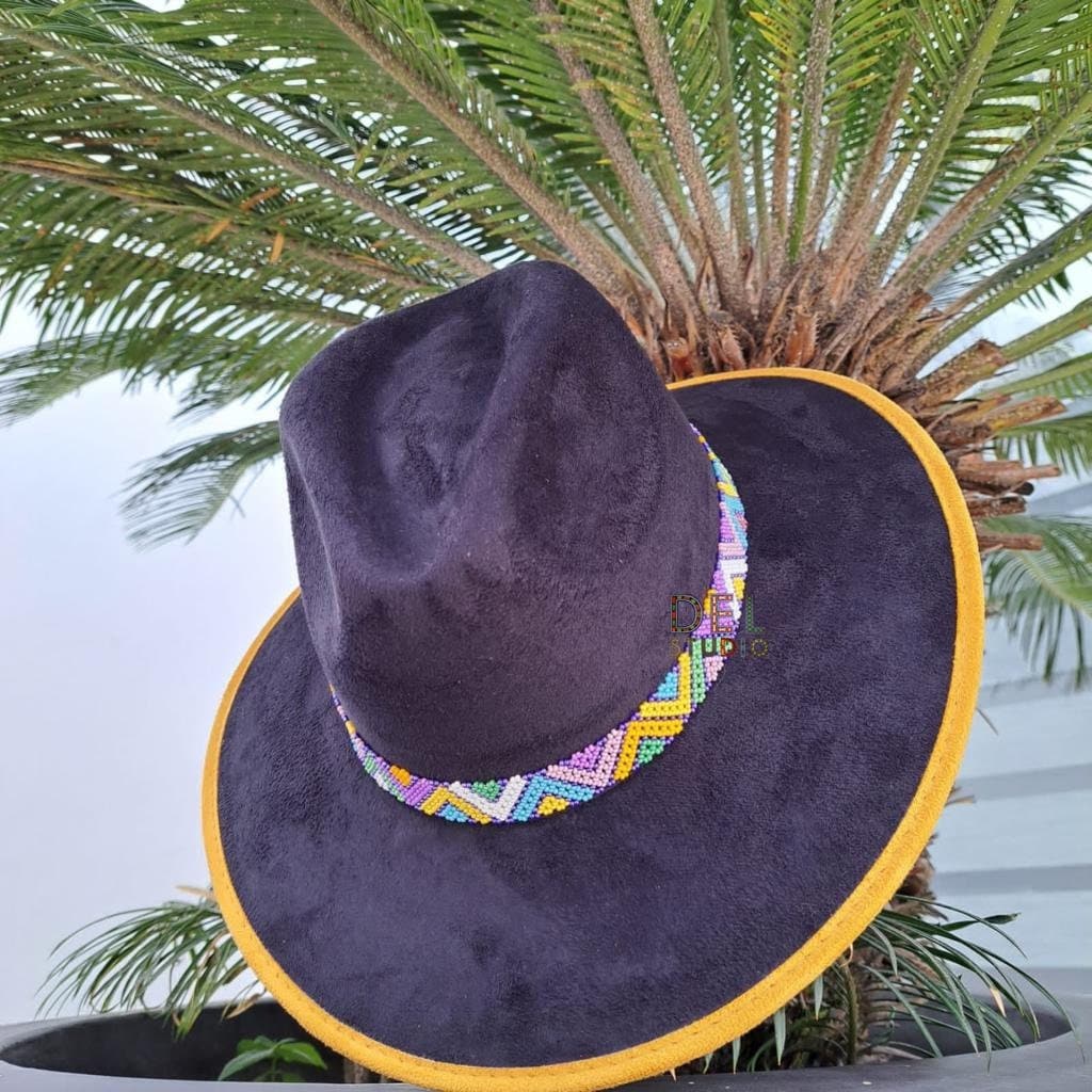 Huichol Indian Hat Wixarika Art - Etsy