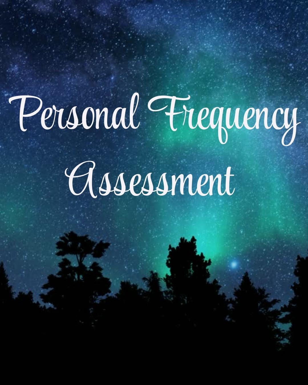 Personal Frequency Assessment - Etsy