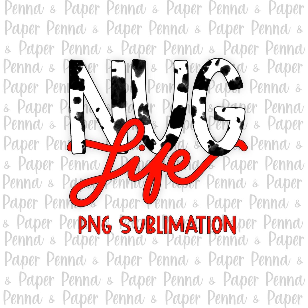 Chicken Nug Life Cow Sublimation PNG Instant Download - Etsy