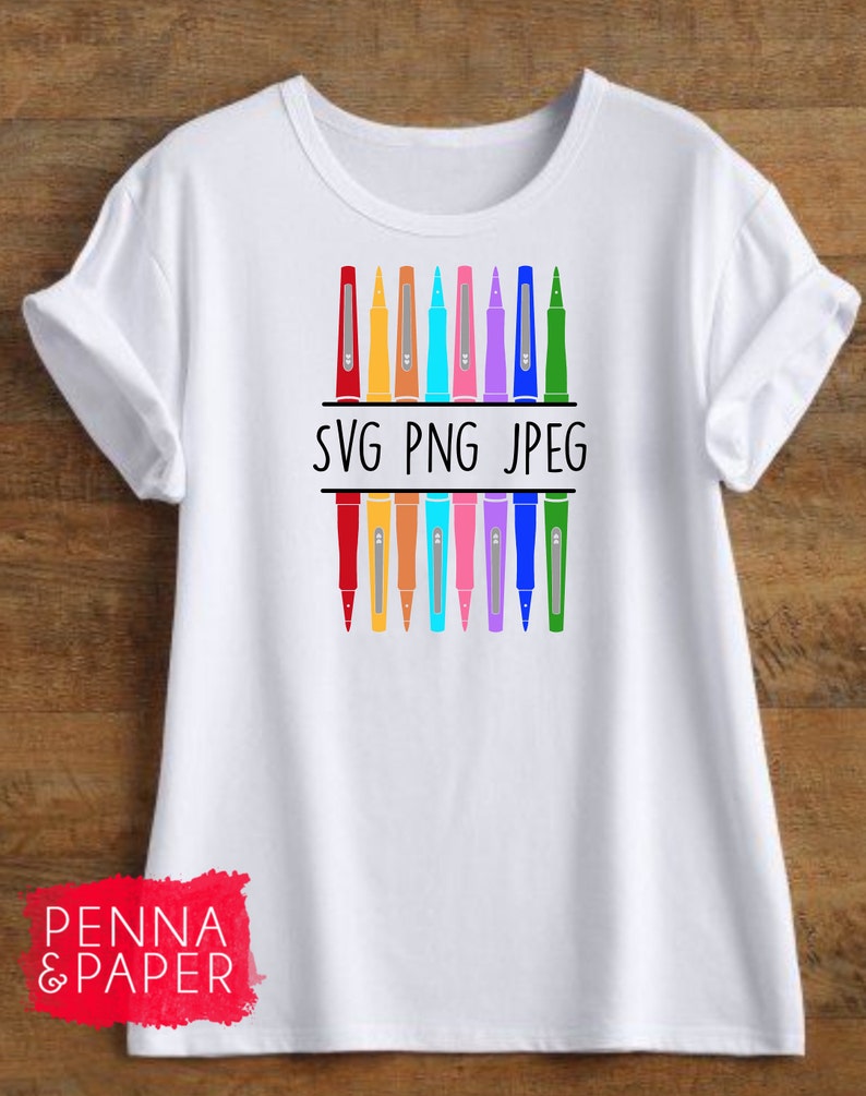 Teacher Flair Pens SVG PNG JPEG Instant Download - Etsy