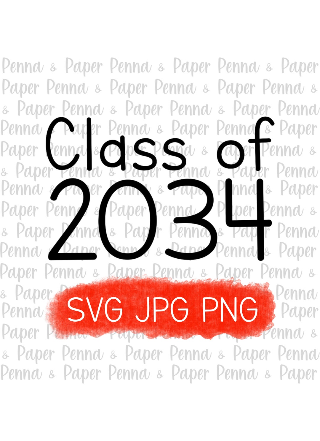 Kindergarten 2021 Class of 2034 SVG PNG JPEG Instant Download - Etsy