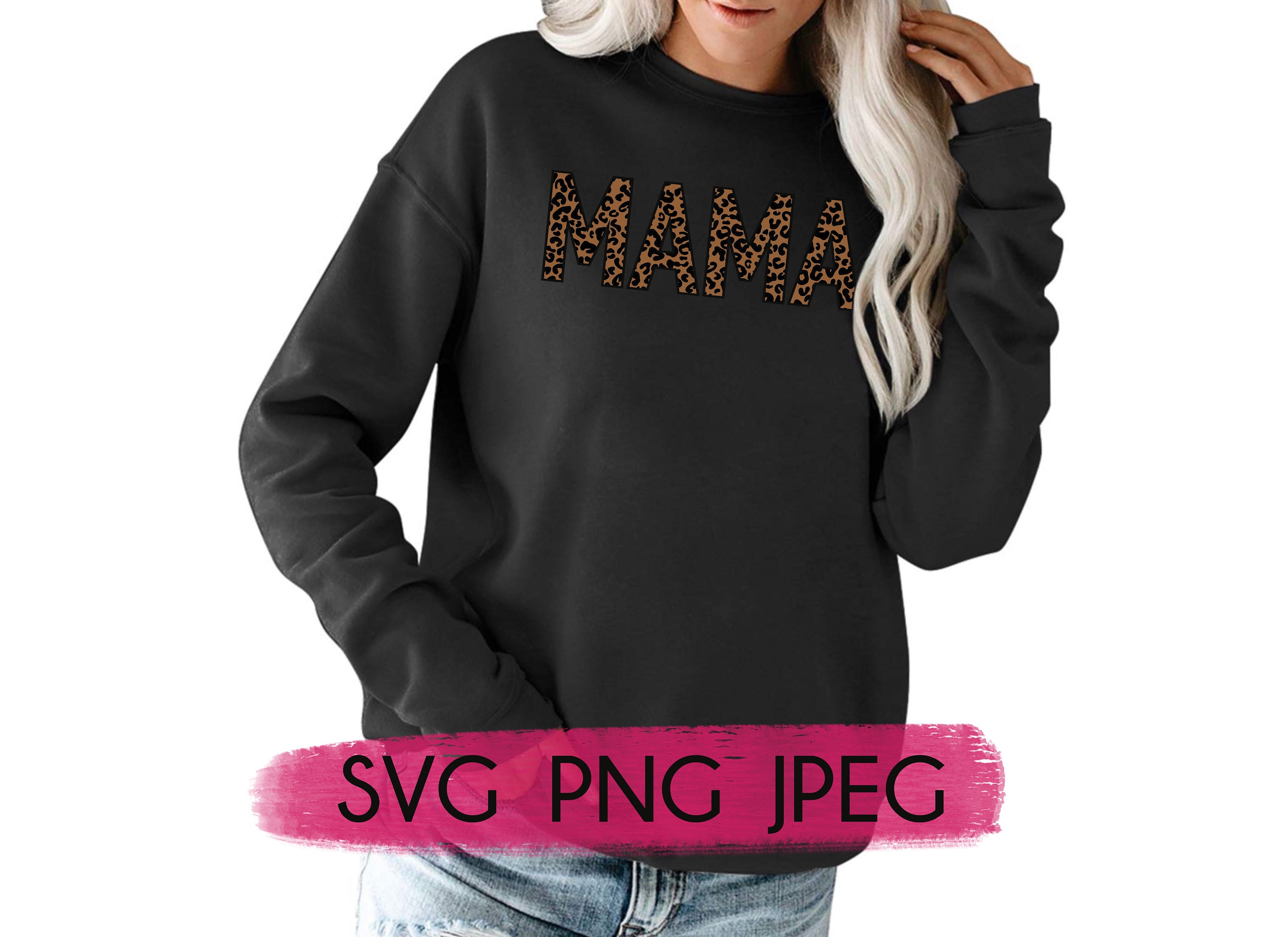 Mama Cheetah SVG PNG JPEG Instant Download - Etsy
