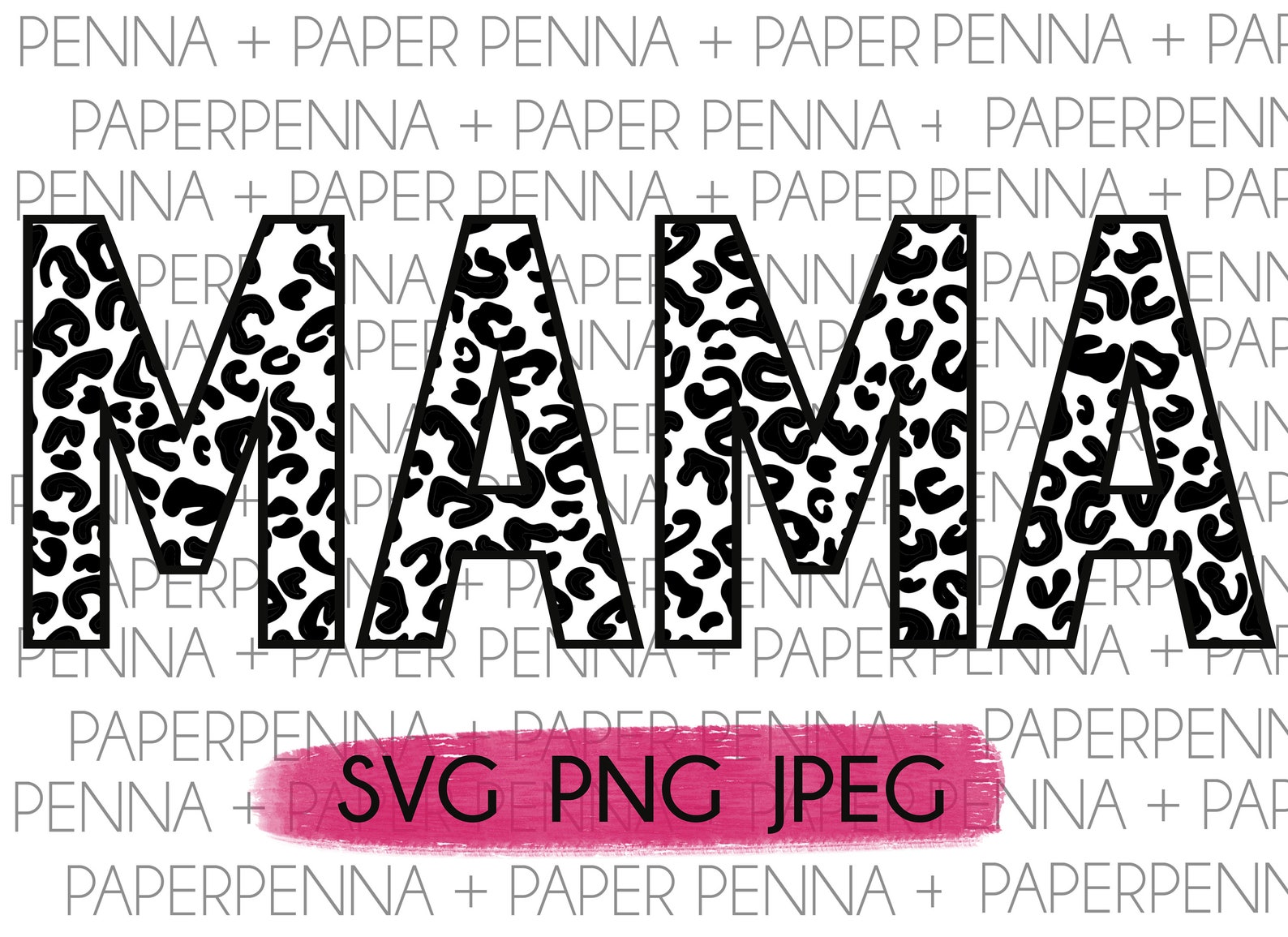 Mama Cheetah SVG PNG JPEG Instant Download - Etsy
