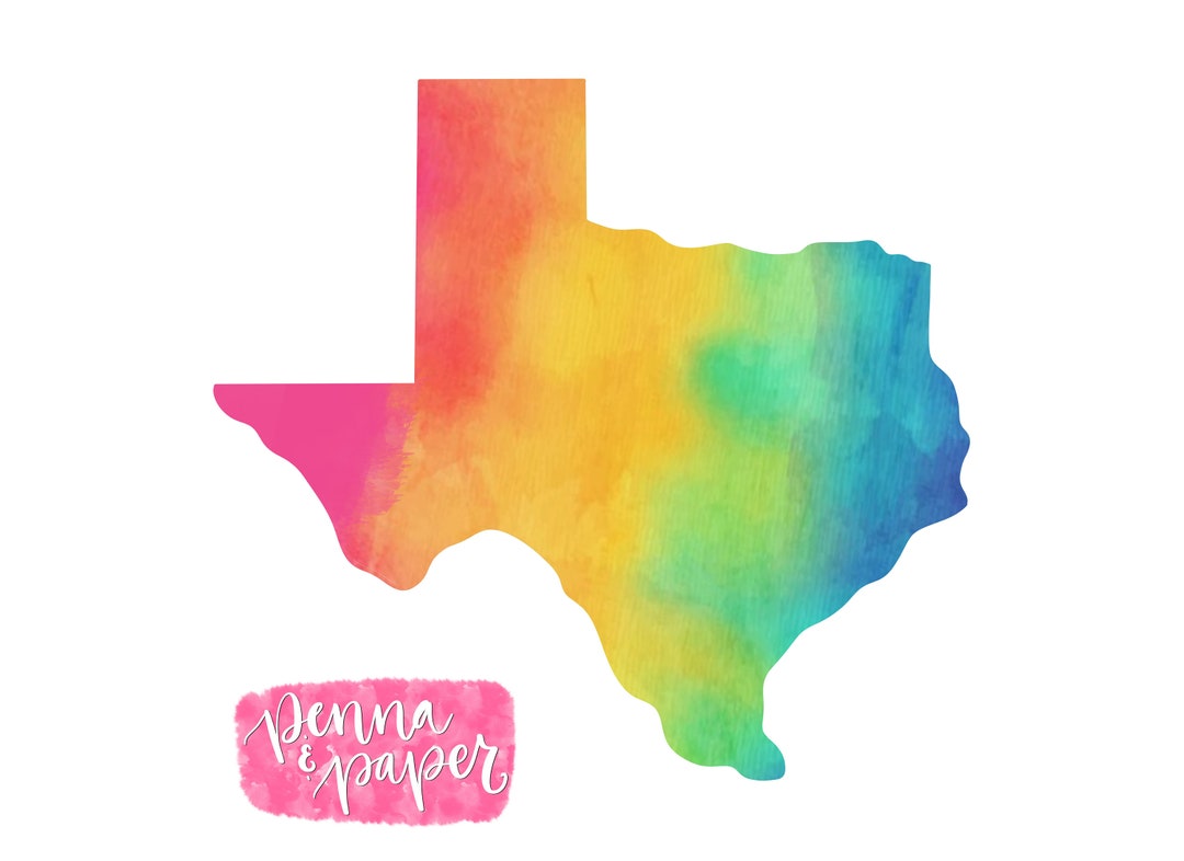 Tie Dye Texas PNG Sublimation Instant Download Wall Art - Etsy