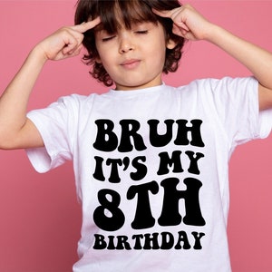 8th Birthday Boy - Etsy