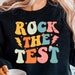 Rock the Test Svg Png , Testing Day Motivational Teacher Student Svg ...