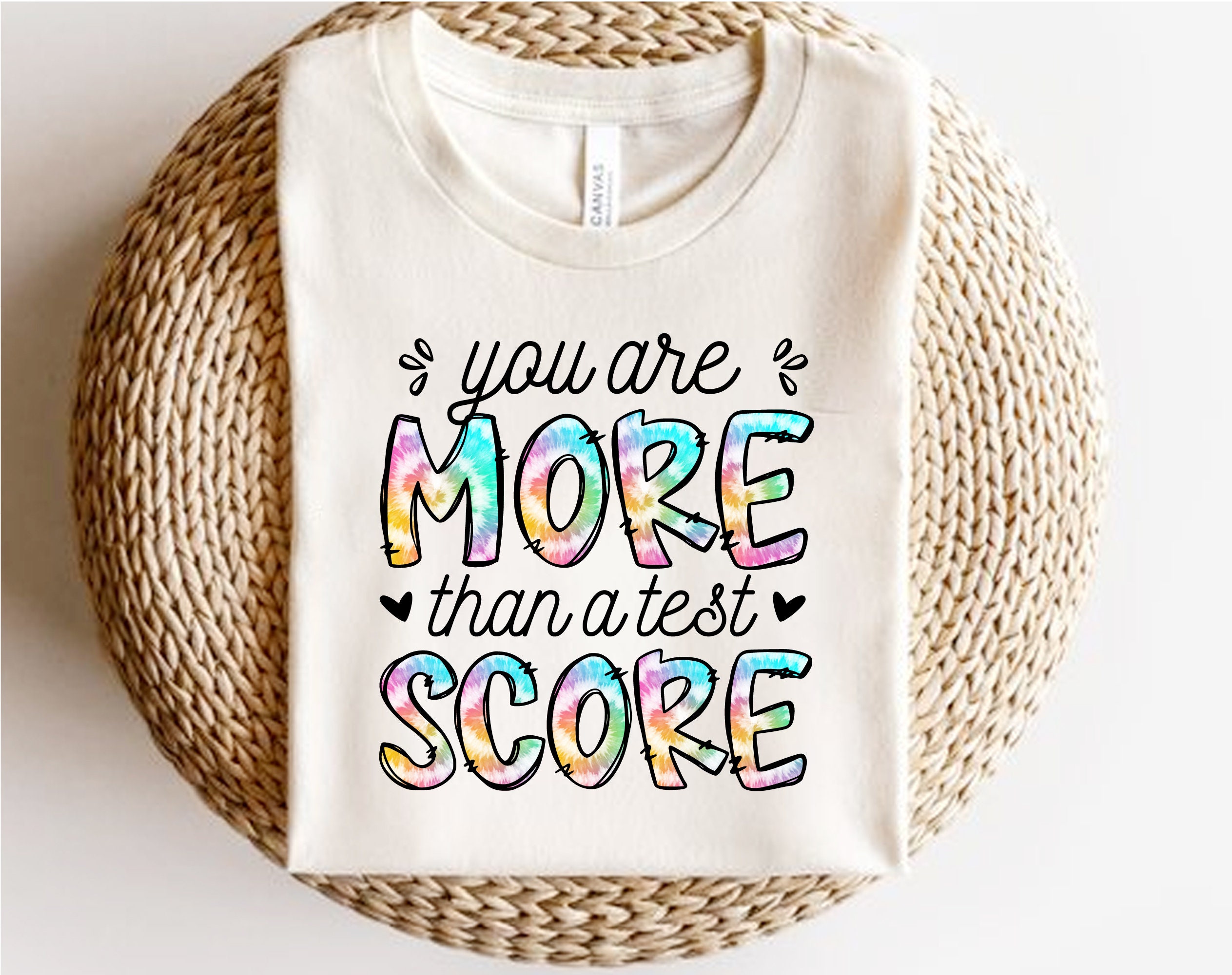 You Are More Than a Test Score Png Test Day Teachers - Etsy