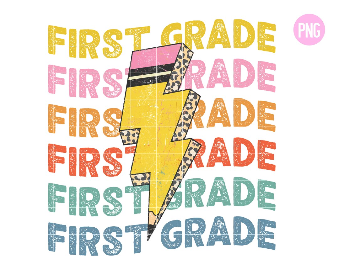 1st Grade Teacher PNG, First Grade Png Back to School Png , Student ...