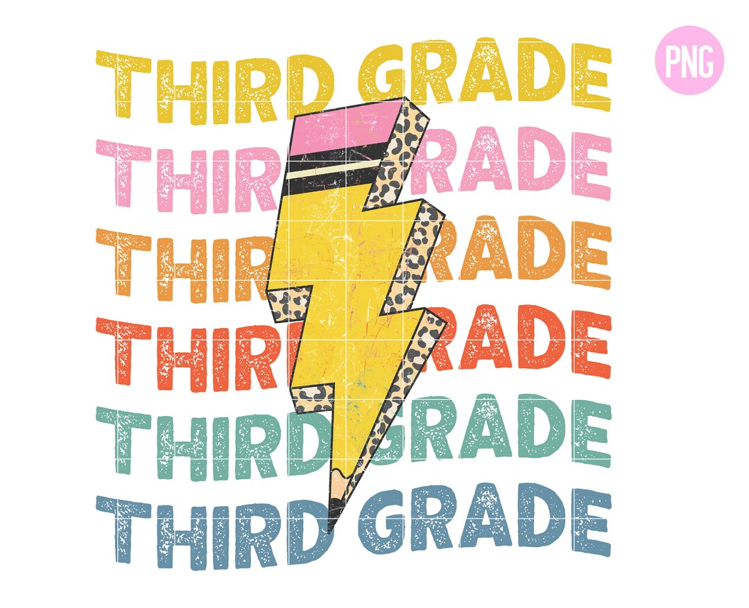 3rd Grade Teacher PNG, Third Grade Png Back to School Png , Student ...