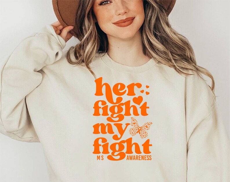 Multiple Sclerosis Her Fight is My Fight SVG Ms Awareness - Etsy