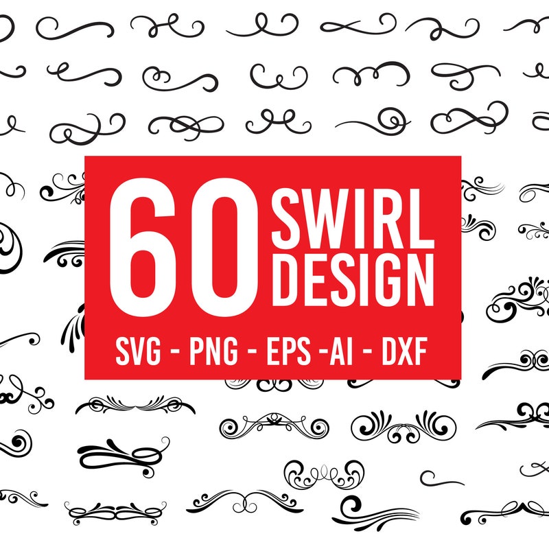 Swirl Svg - Etsy