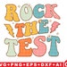 Rock the Test Svg Png Testing Day Motivational Teacher - Etsy